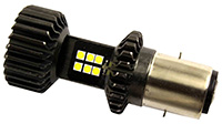 FOCO LED ALUMINIO P/MOTO BA20D 12V 14W 2000LM - Pa La Moto