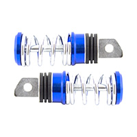 POSAPIE JGO. ALUMINIO DEC. RESORTE AZUL - Pa La Moto